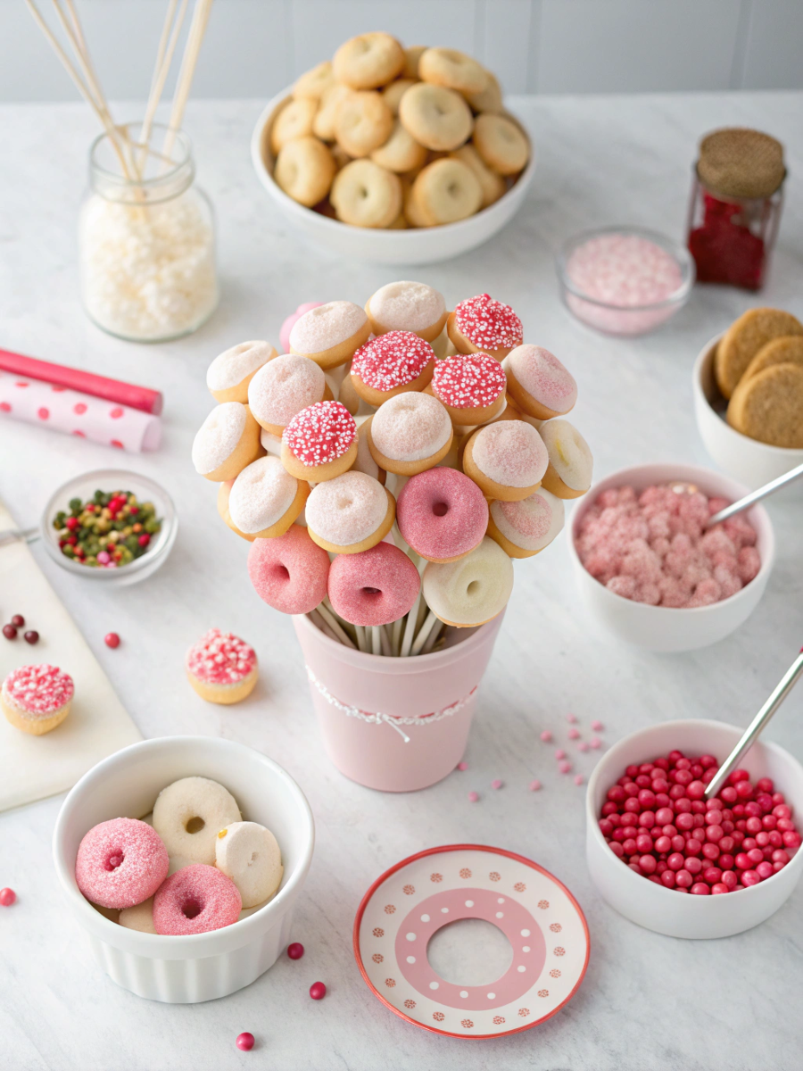 Valentine's Mini Donut Bouquet: Good 7 Sweet Reasons to Try It